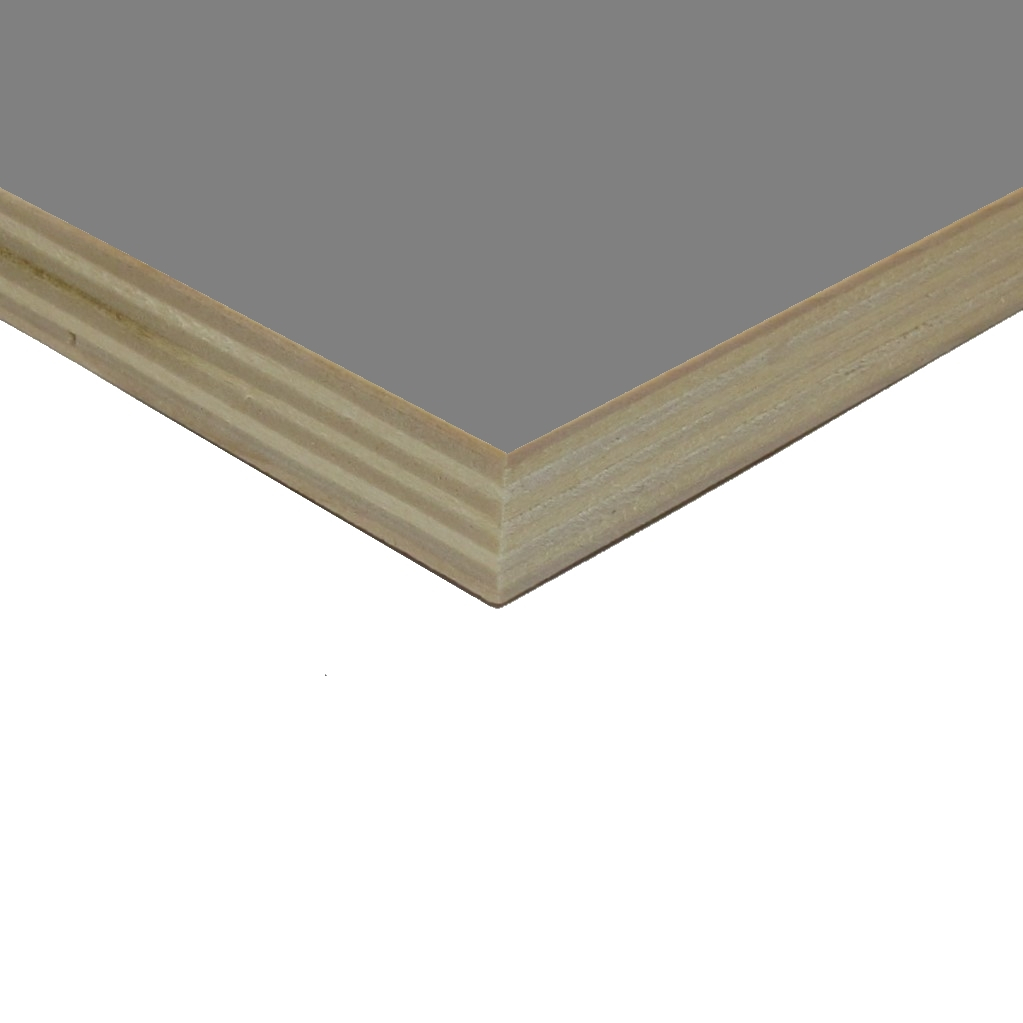 Johannes Fries GmbH & CO KG | Sperrholzplatte 15mm Birke melamin grau ...