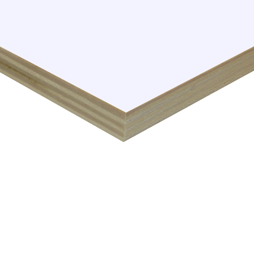 Johannes Fries GmbH & CO KG | Multiplexplatte 15mm Birke Melamin Weiss ...